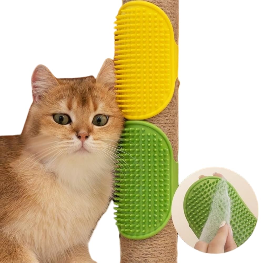 Silicone Grooming Strap Pad – 2-in-1 Self-Groomer – Glowsyme